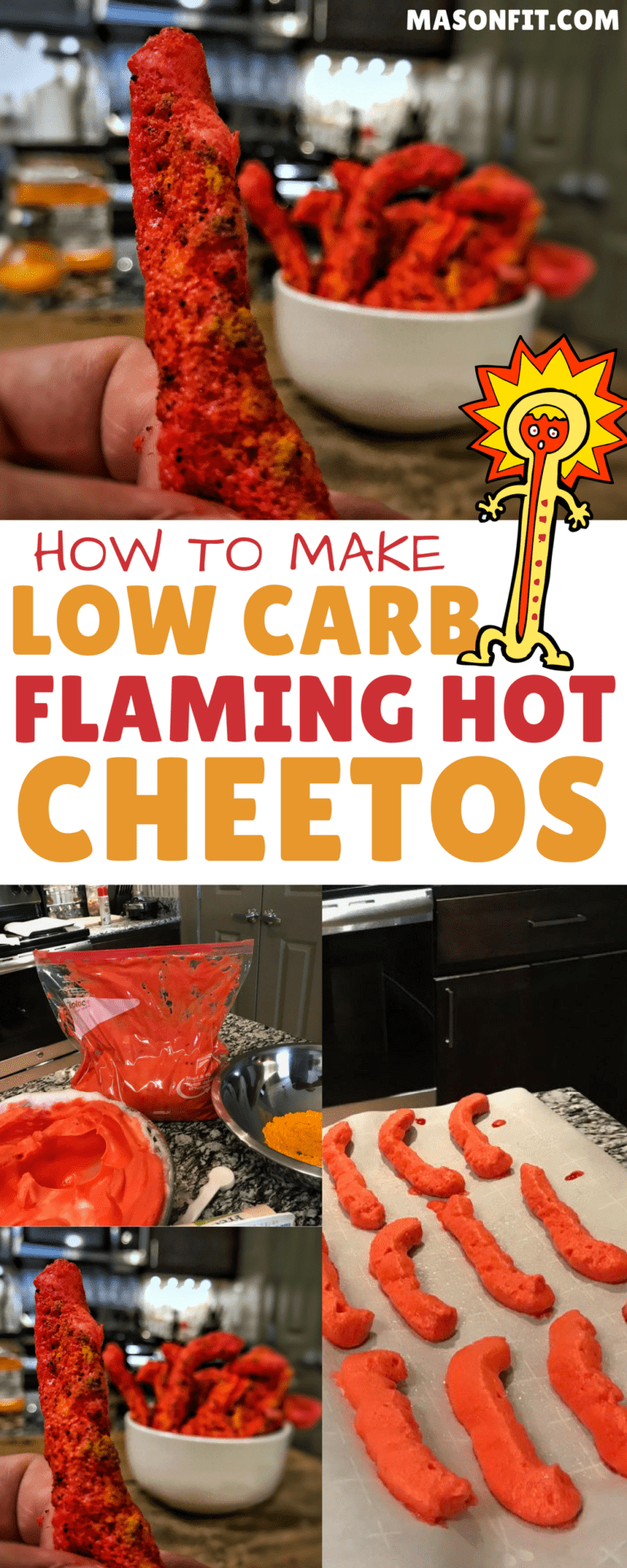 How to Make Flaming Hot Protein Cheetos | MasonFit
