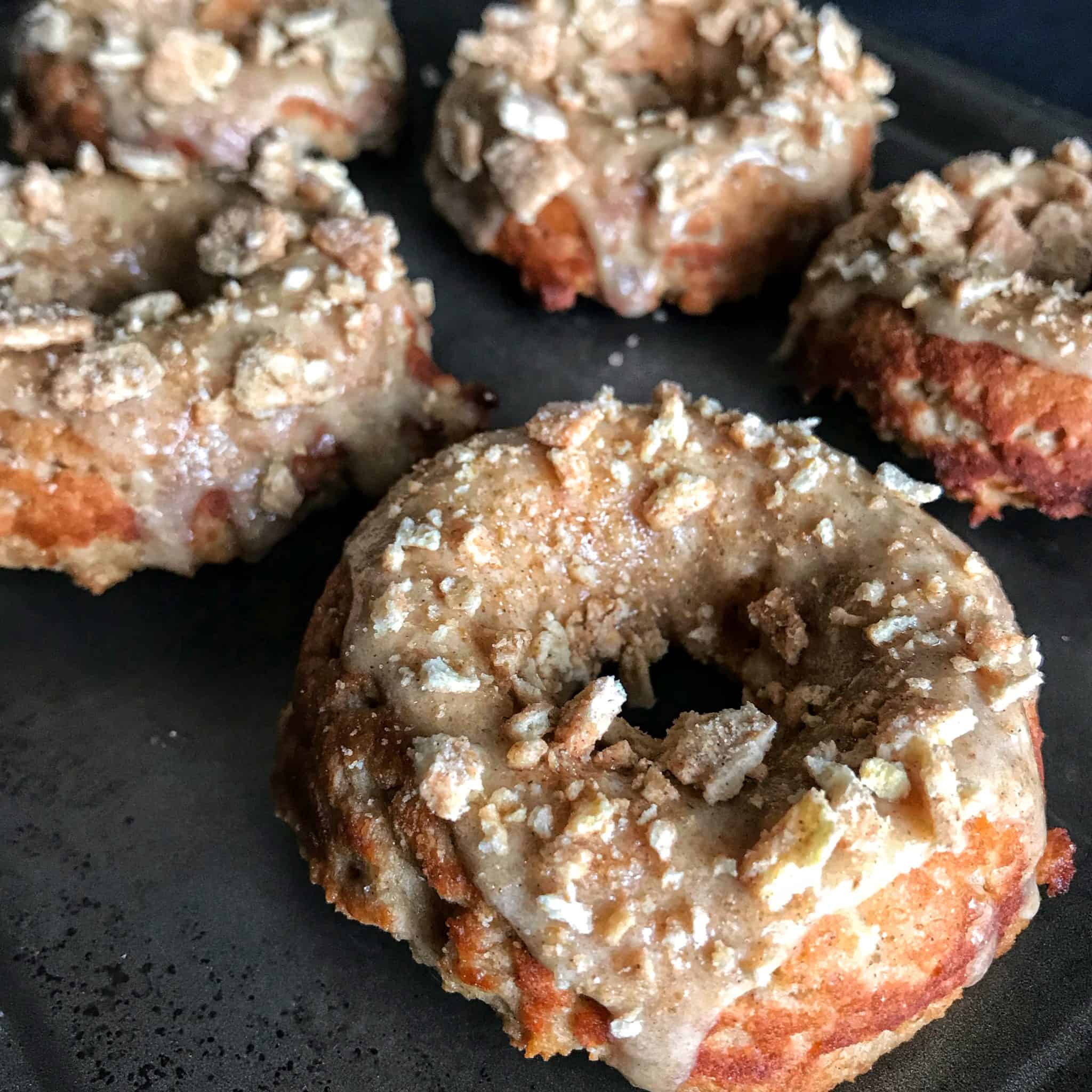 Cinnamon Toast Crunch Protein Donuts - Kinda Healthy Recipes