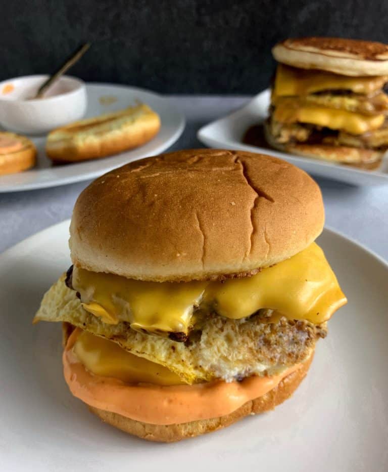 A Simple Breakfast Burger Recipe - Mason Woodruff