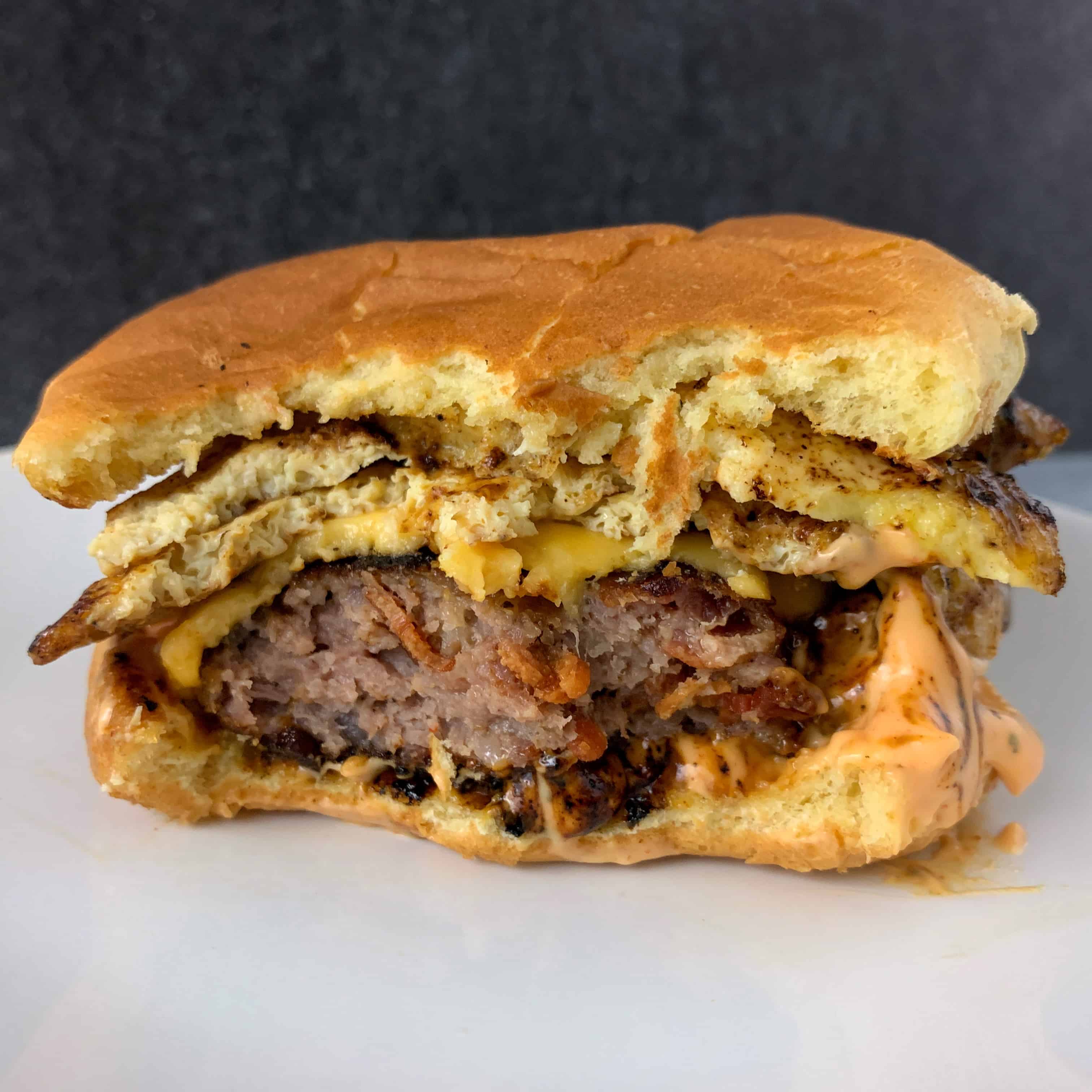 A Simple Breakfast Burger Recipe - Mason Woodruff