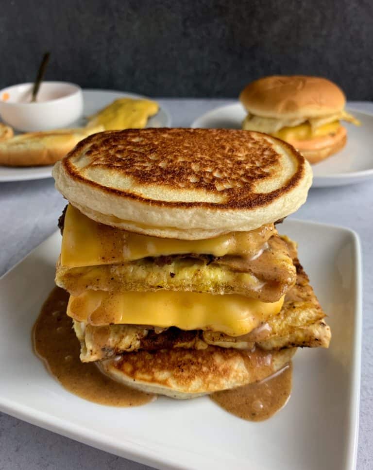 A Simple Breakfast Burger Recipe - Mason Woodruff