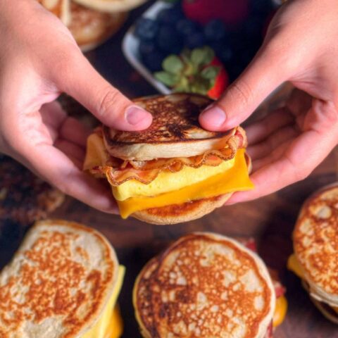 Homemade McDonald's McGriddles | A Kinda Healthy Copycat Recipe