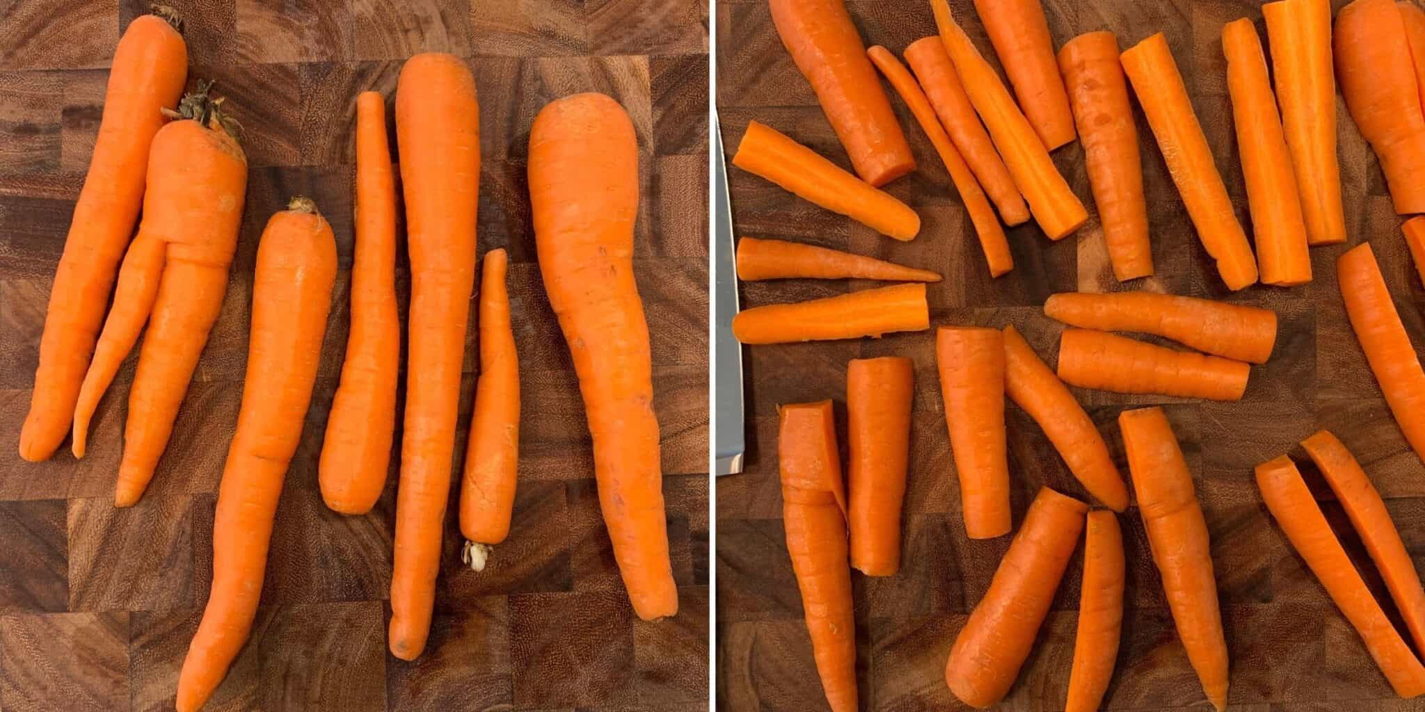 Balsamic Roasted Air Fryer Carrots | Kinda Healthy Recipes