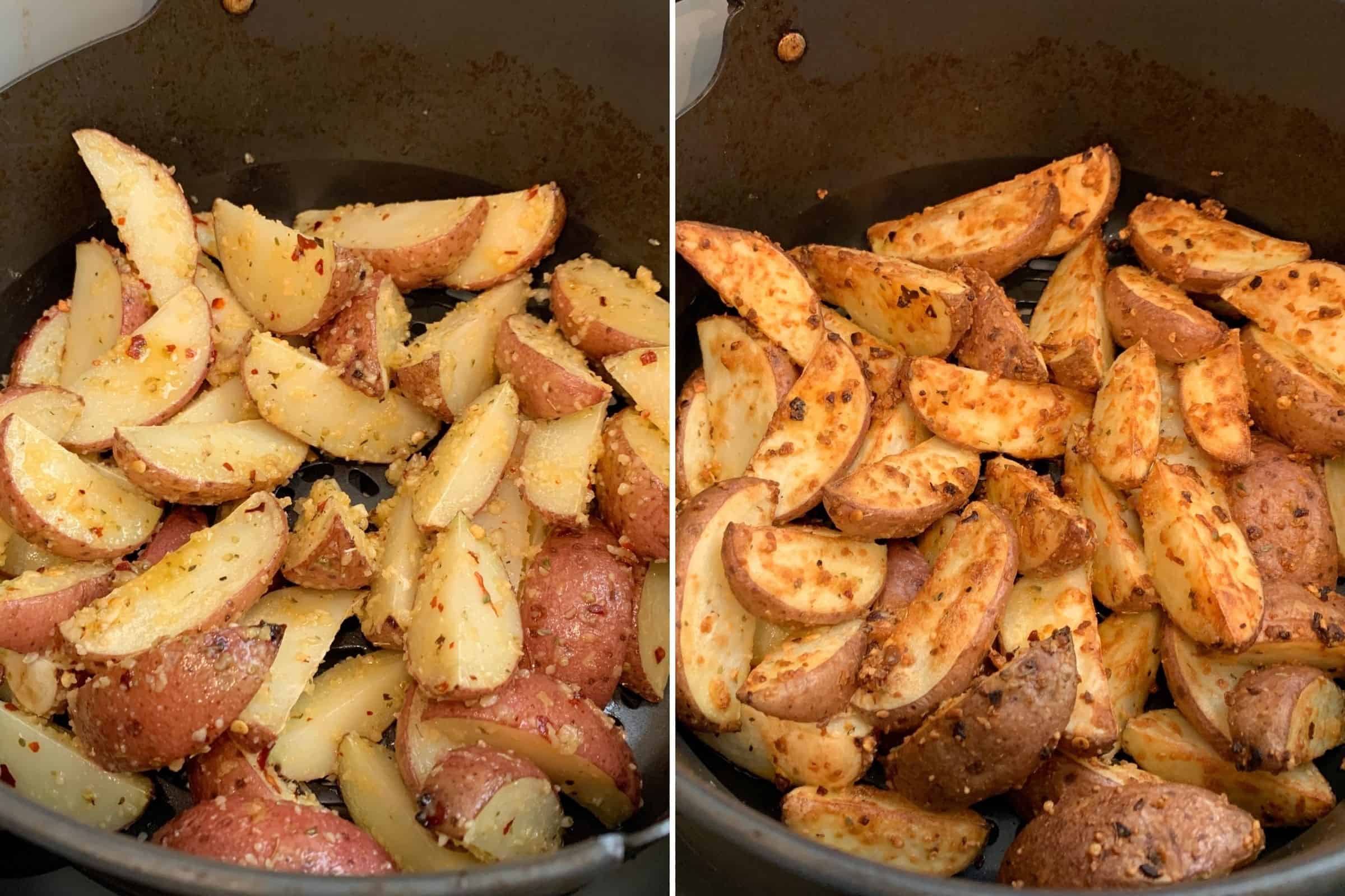 30-Minute Garlic Parmesan Air Fryer Red Potatoes