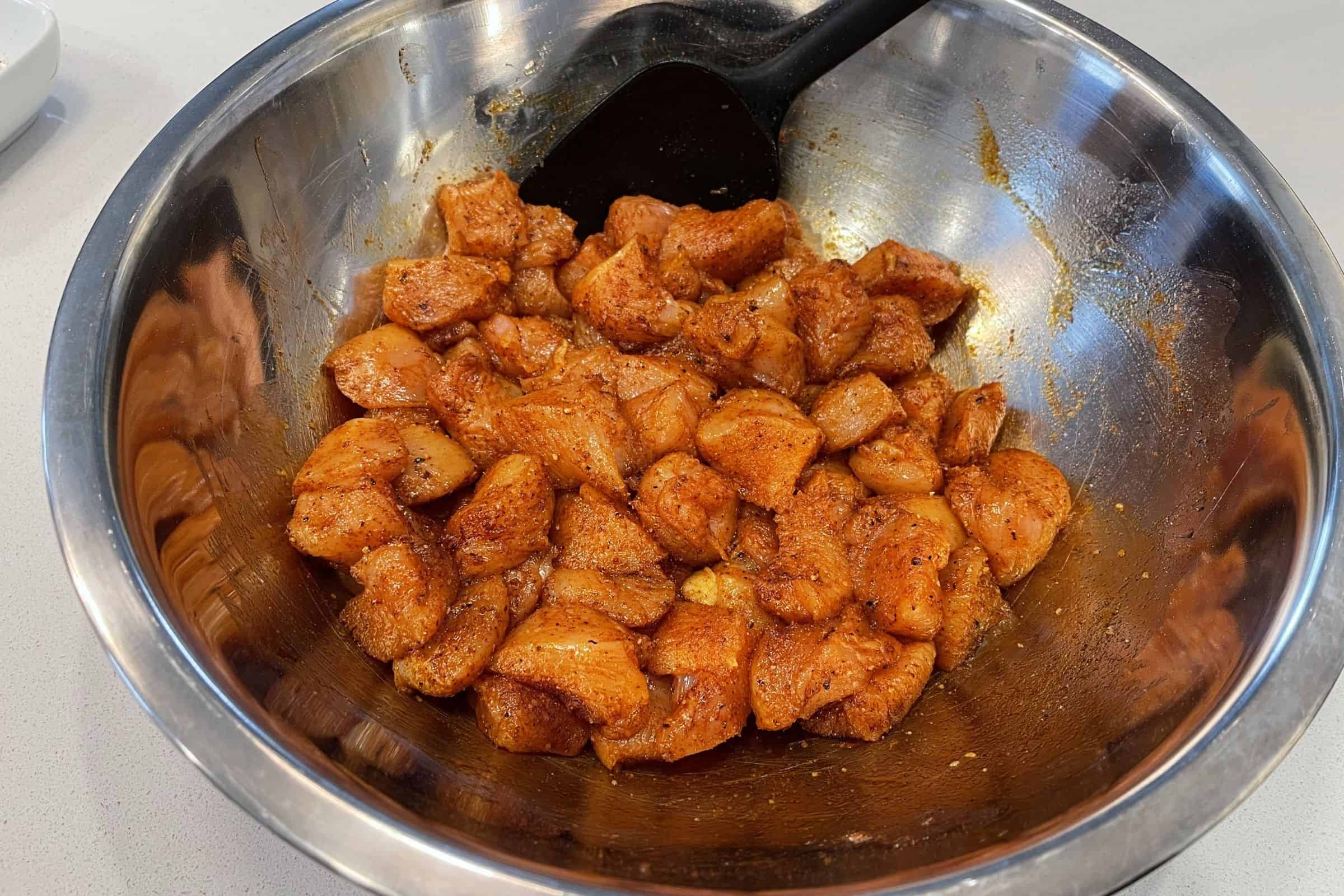 20-Minute Healthy Buffalo Chicken Bites - Kinda Healthy Recipes