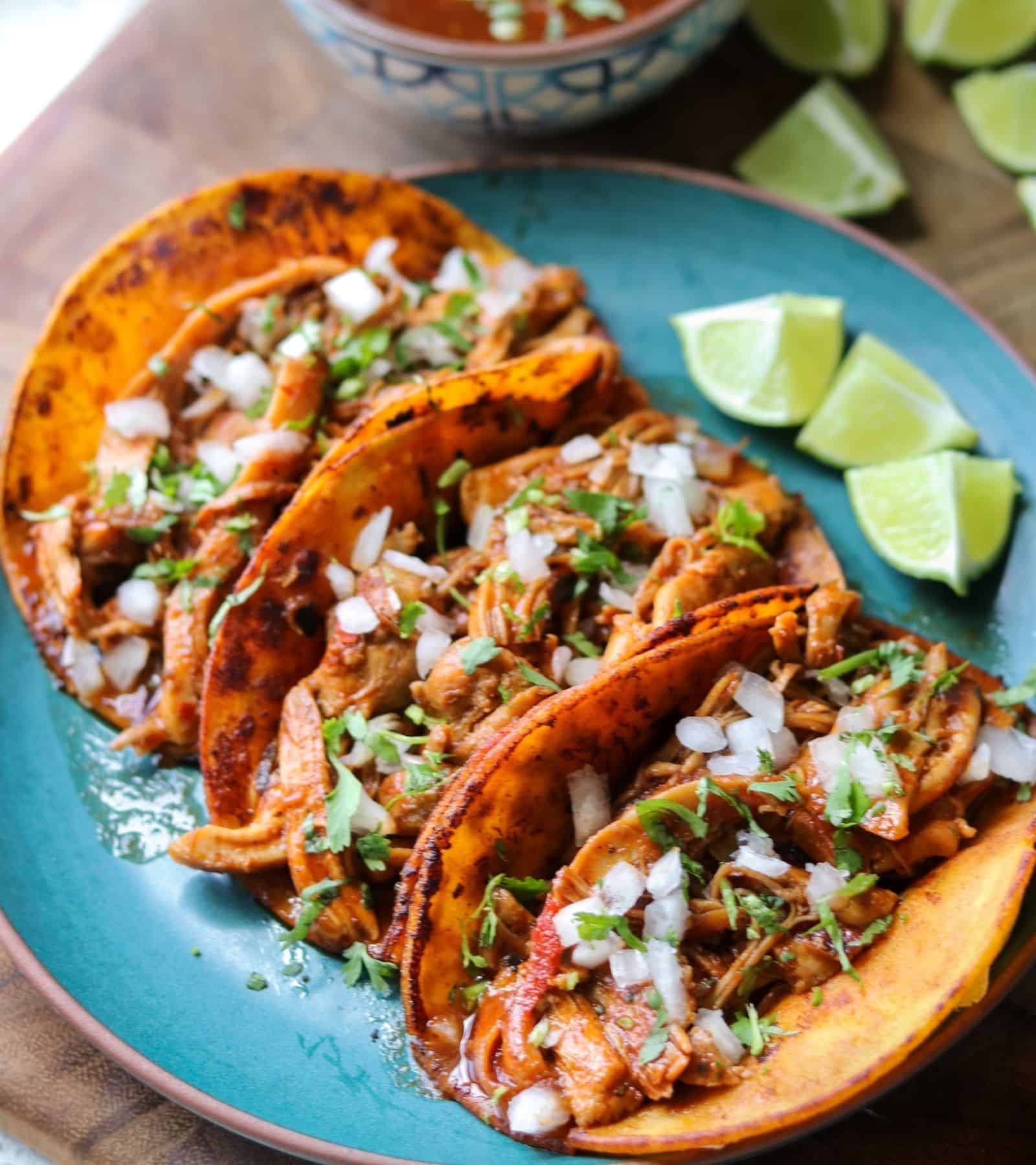 Instant Pot Birria de Pollo (Chicken Birria) - Kinda Healthy Recipes