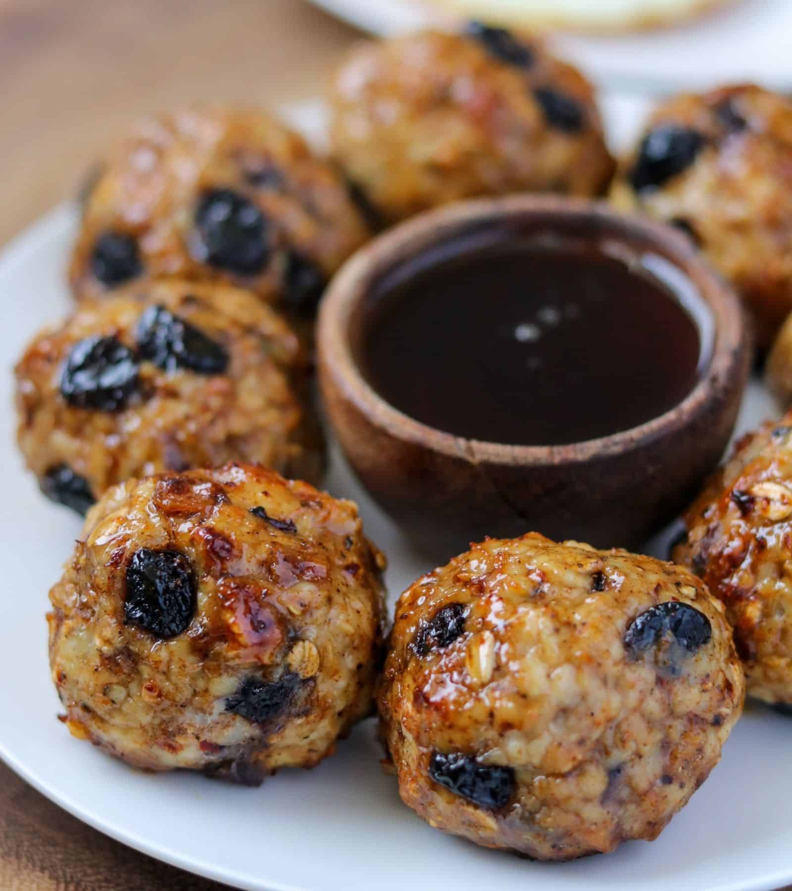 Healthy Breakfast Meatballs (Oven Baked or Air Fried)