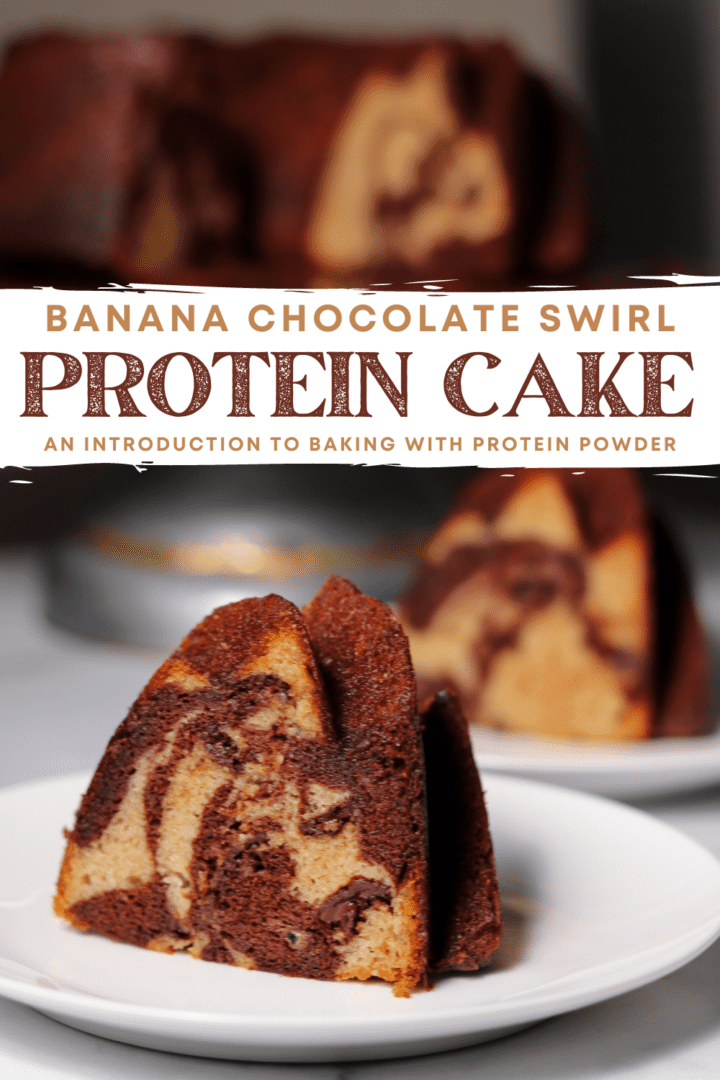 Banana Chocolate Chip Protein Powder Cake - Kinda Healthy Recipes