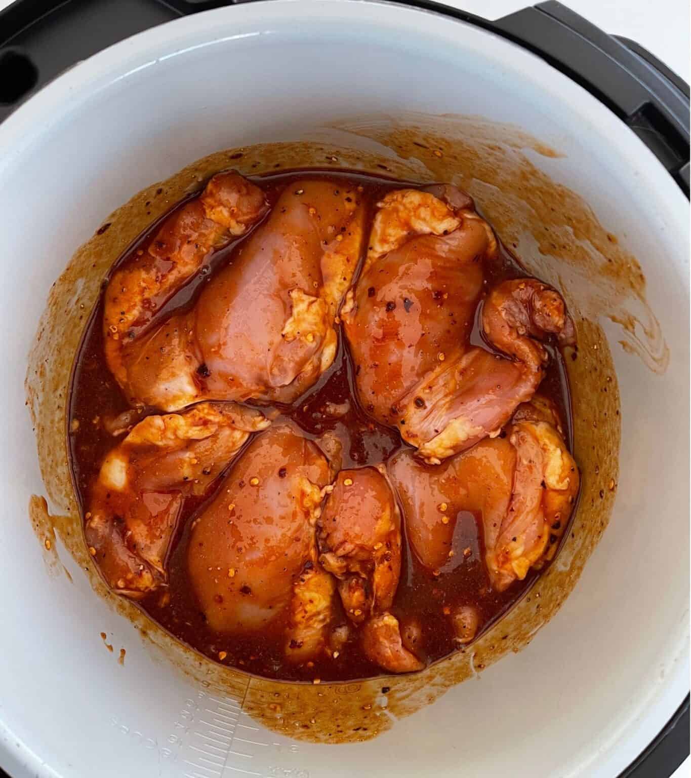 Ninja Foodi Firecracker Chicken Thighs (Slow Cooker or Pressure Cooker)