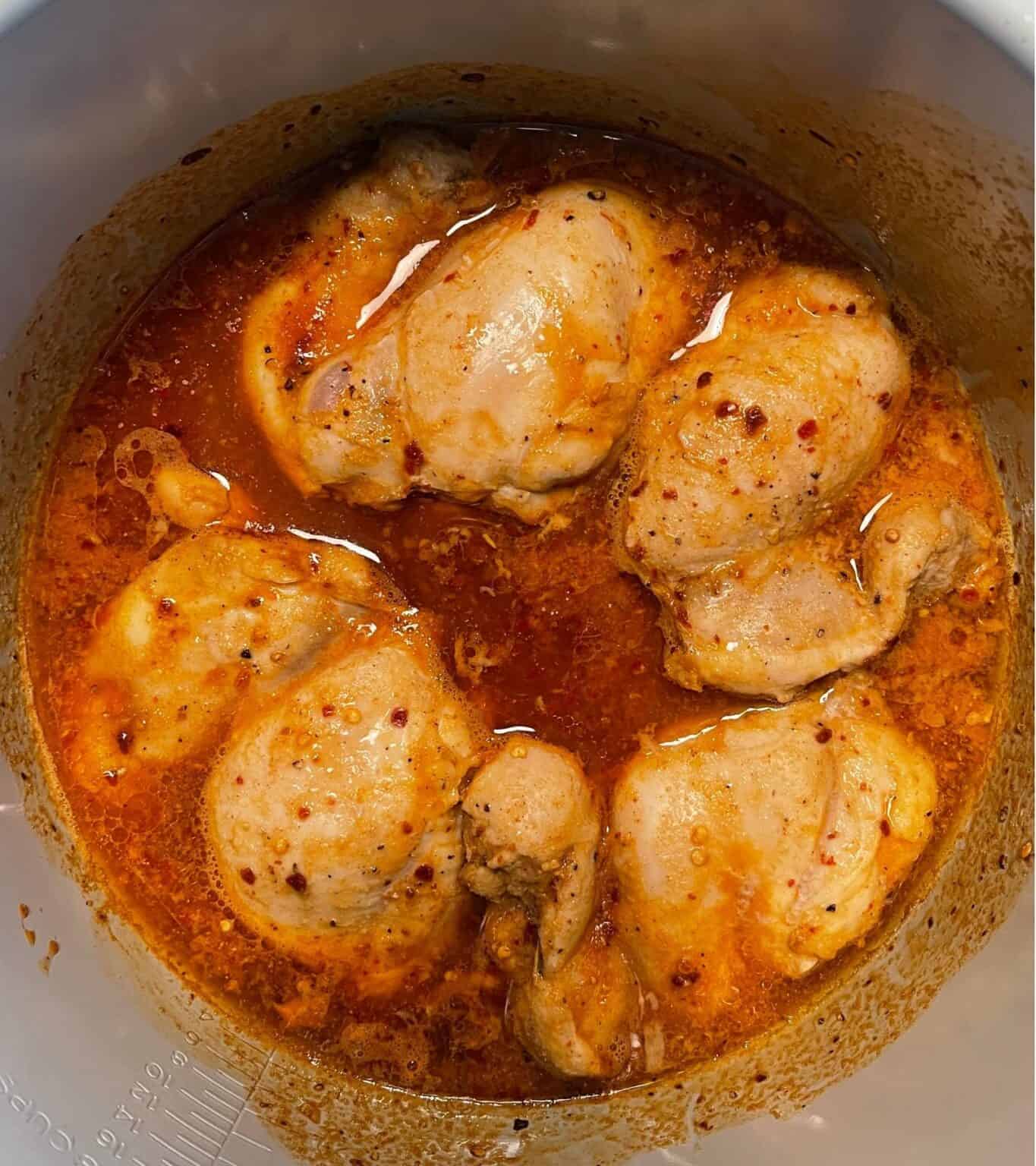 Ninja Foodi Firecracker Chicken Thighs (Slow Cooker or Pressure Cooker)