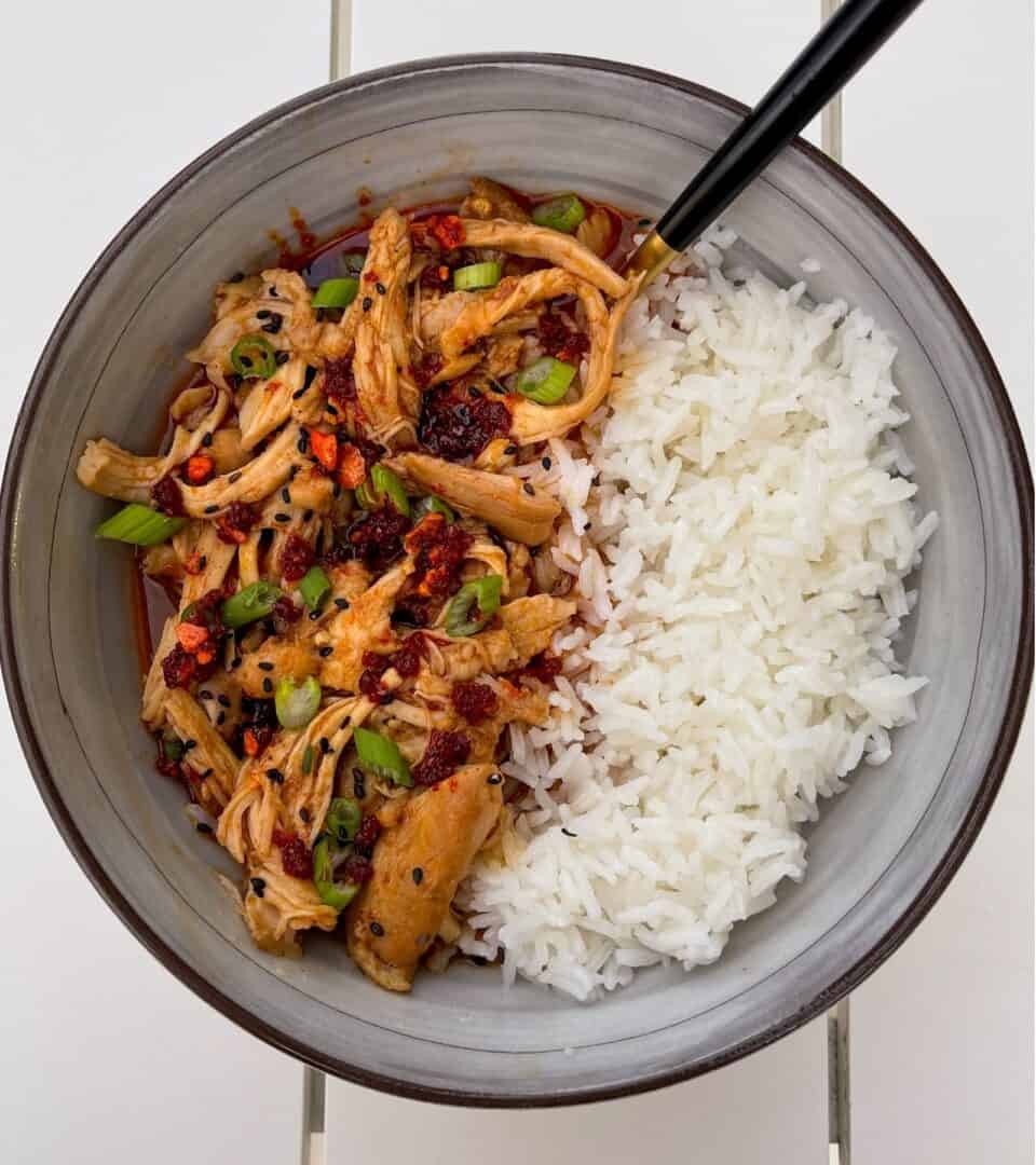 Ninja Foodi Firecracker Chicken Thighs (Slow Cooker or Pressure Cooker)