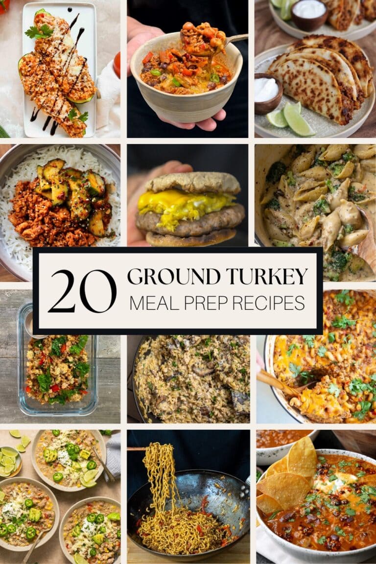 25 Easy Ground Turkey Meal Prep Recipes