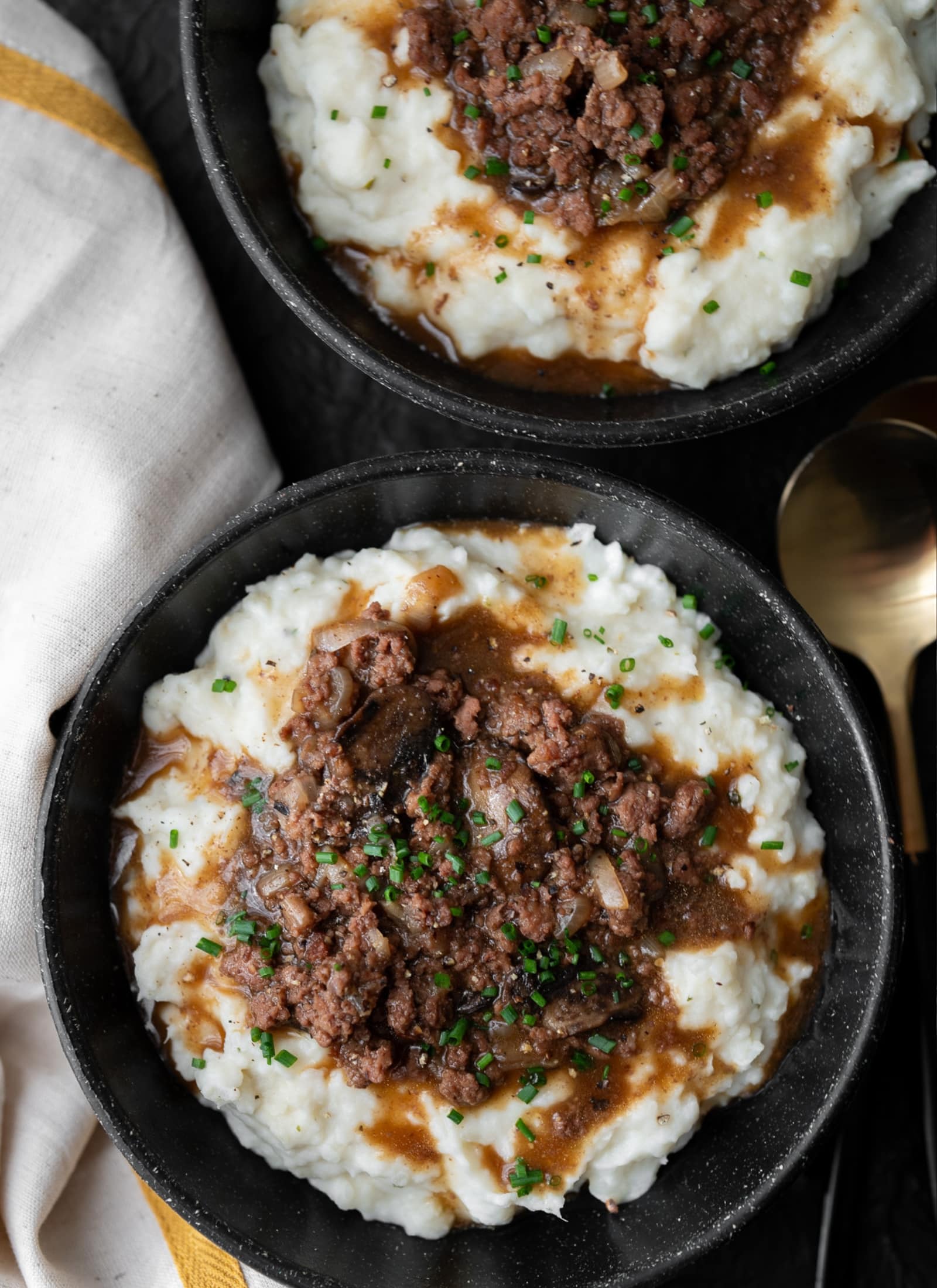 30-Minute Ground Beef and Mashed Potatoes