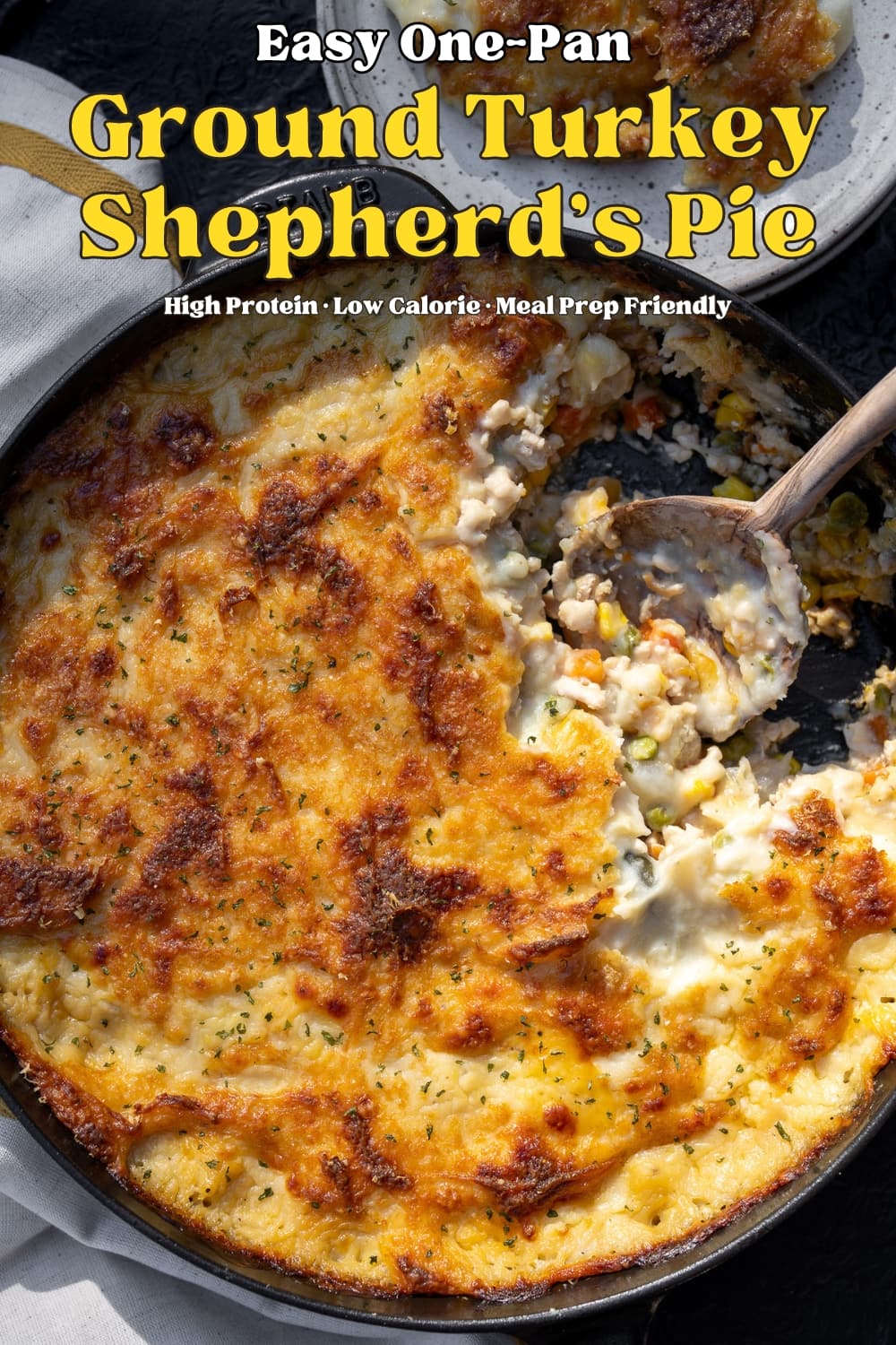 Easy One-Pan Ground Turkey Shepherd's Pie