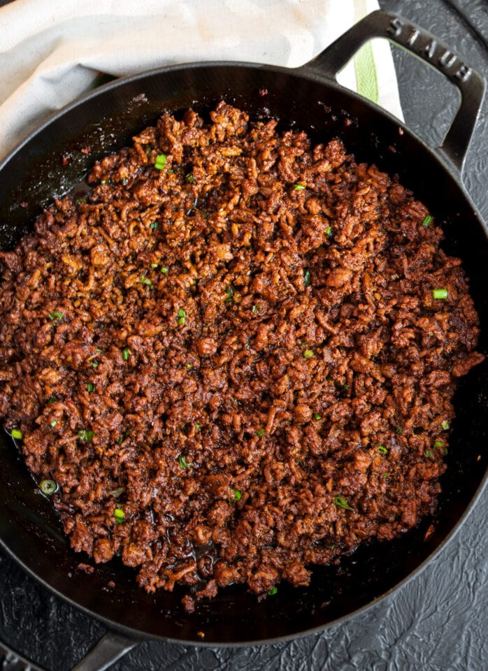 20-Minute Japanese Barbecue Ground Chicken