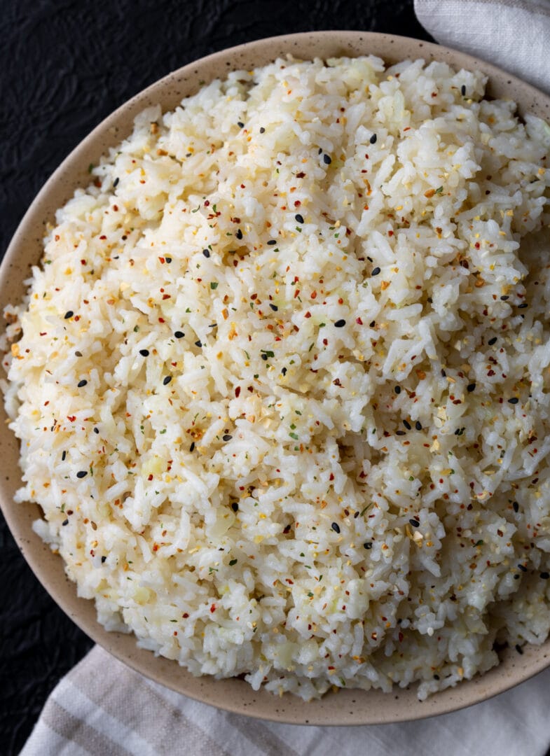 A Low Calorie Rice Blend for High Volume Eating