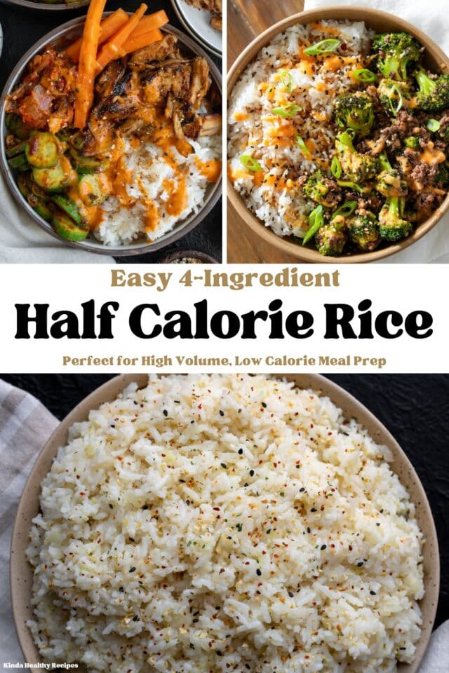A Low Calorie Rice Blend for High Volume Eating