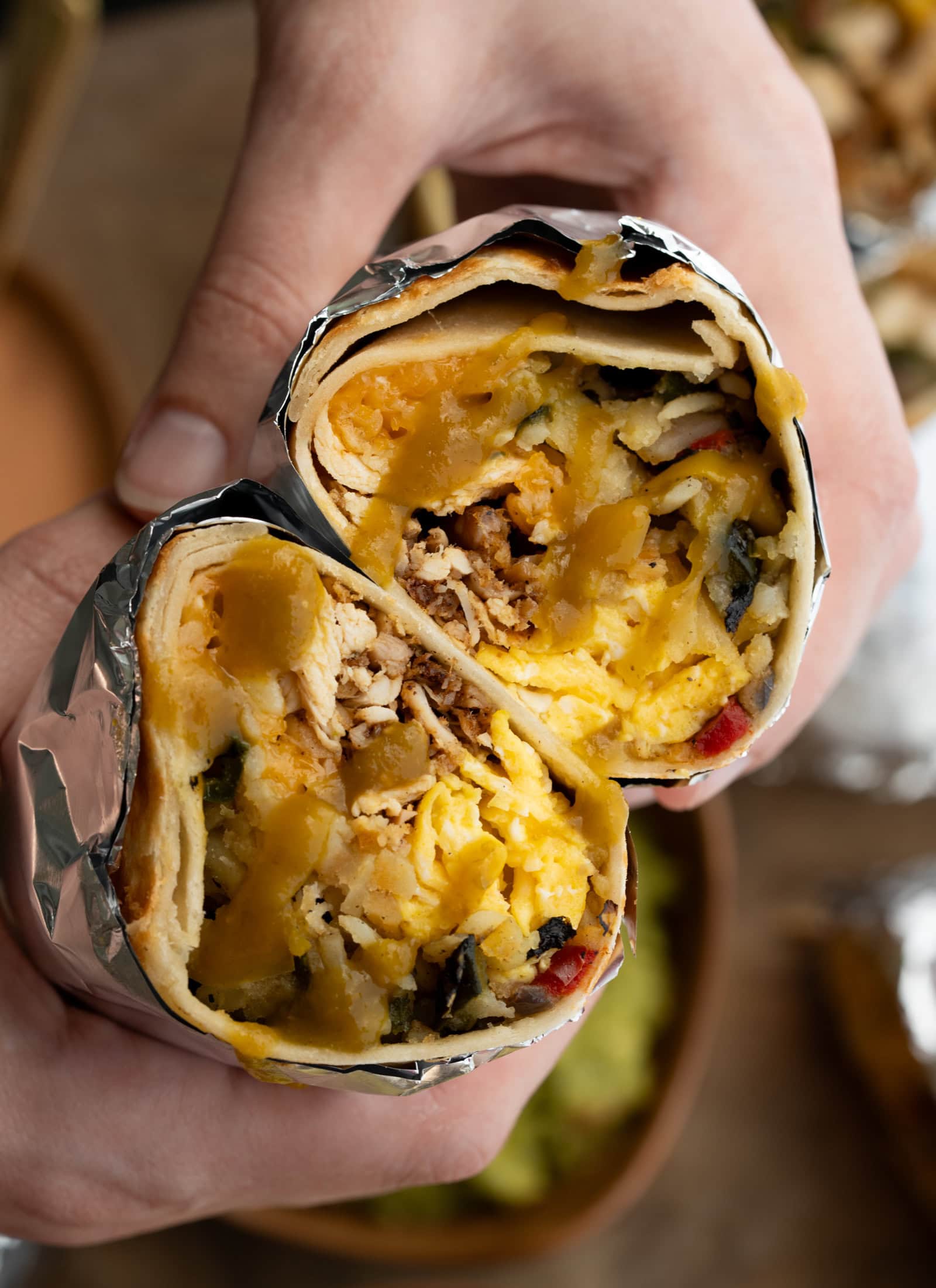 High Protein Meal Prep Breakfast Burritos