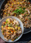 High Protein Rotisserie Chicken Fried Rice