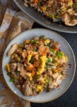 High Protein Rotisserie Chicken Fried Rice