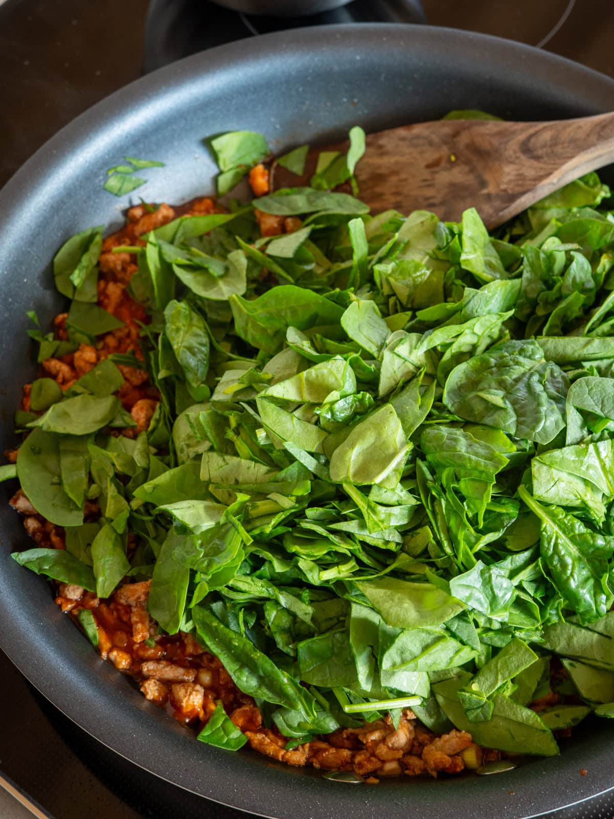 A High Protein Ground Turkey and Green Beans Skillet