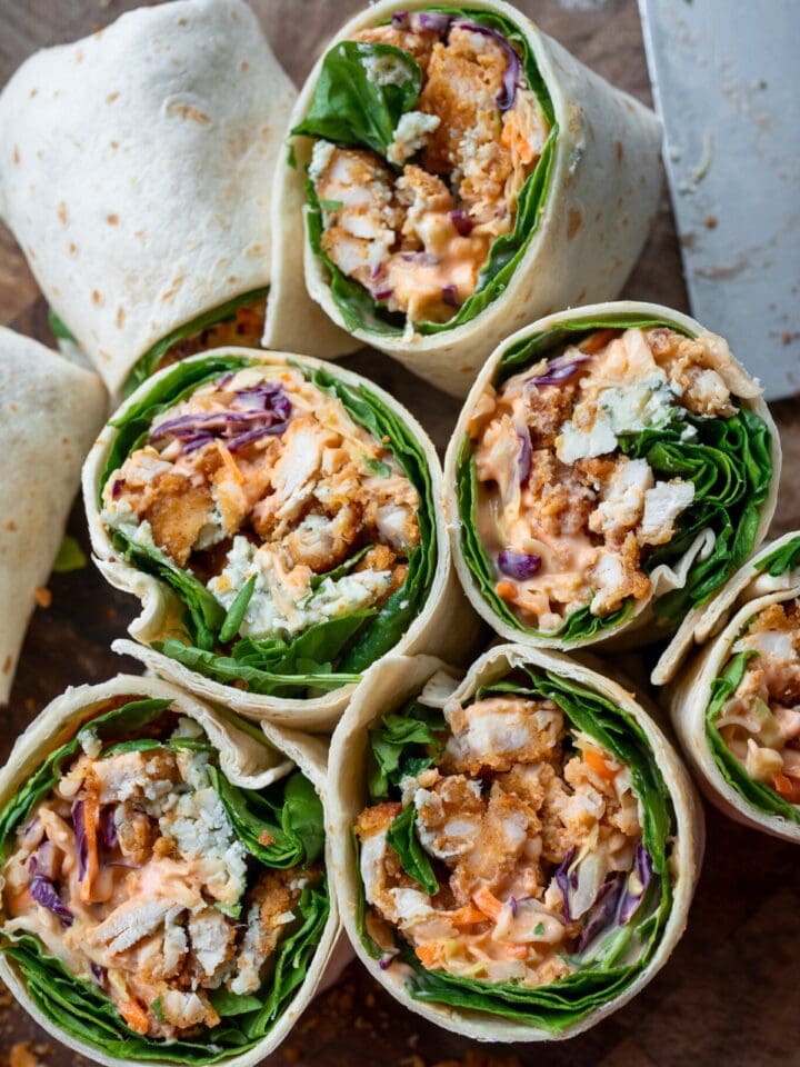 High Protein Crunchy Chicken Breast Wraps